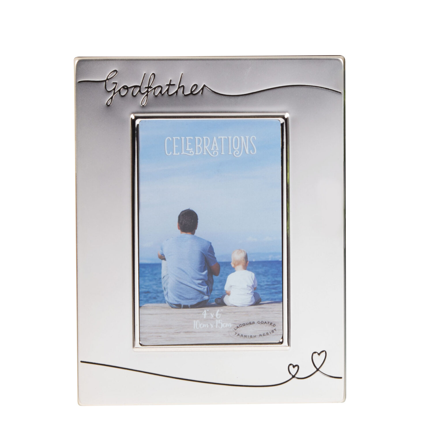 Silver Plated Godfather Photo Frame | Rubydo Gifts