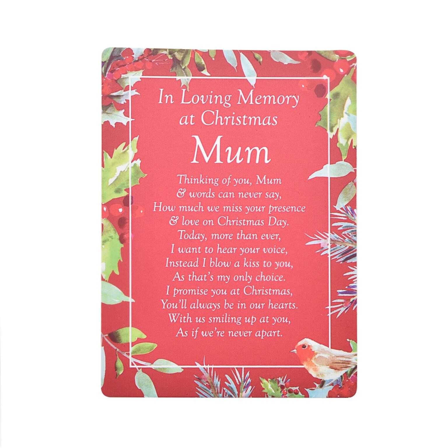Mum Graveside Memorial Card | Loving Memory of Mum