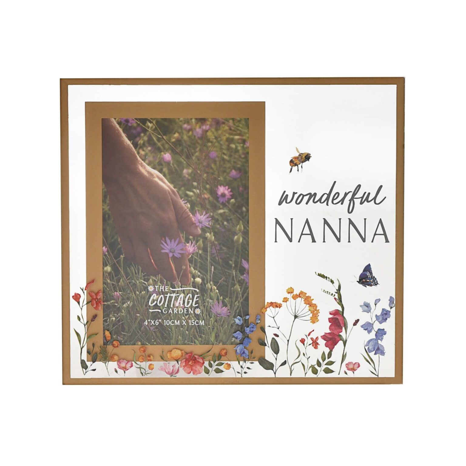 Floral Glass Nanna Photo Frame | Nanna Picture Frame