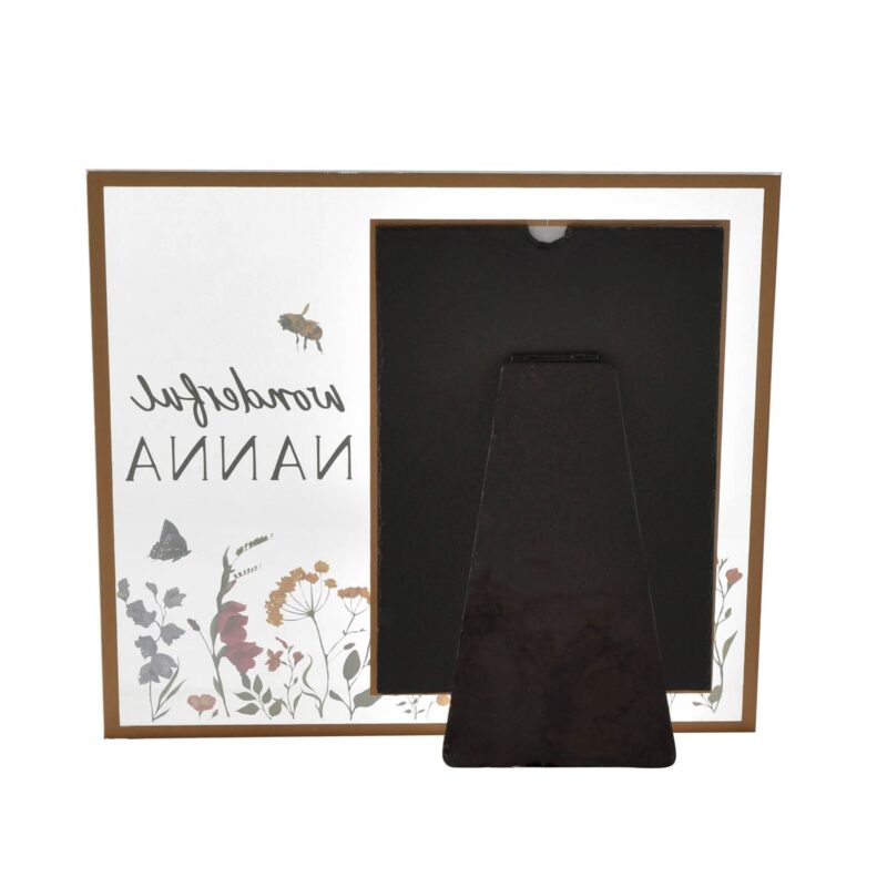 Floral Glass Nanna Photo Frame | Nanna Picture Frame
