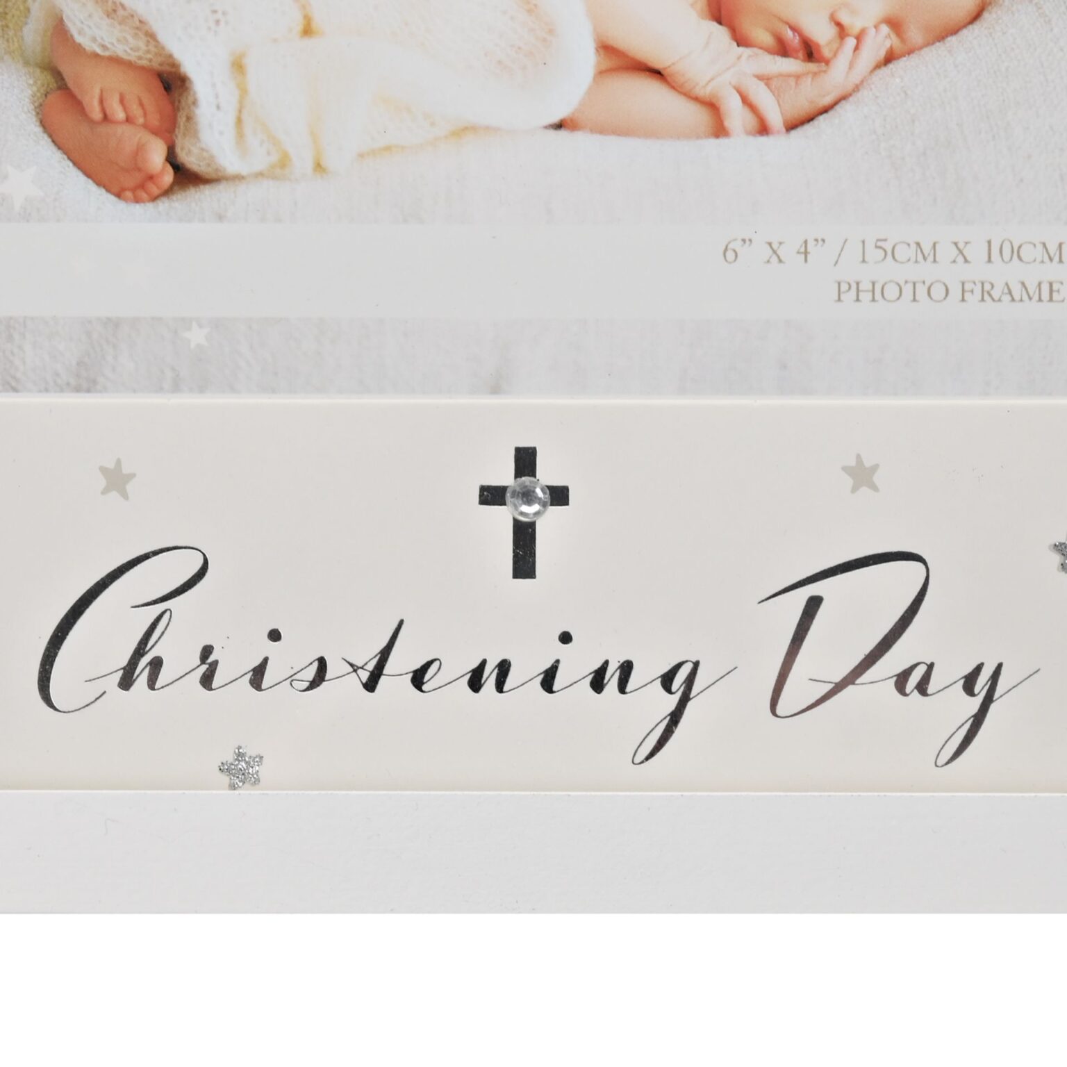 Christening Day Photo Frame With Stars | FREE Shipping over €49