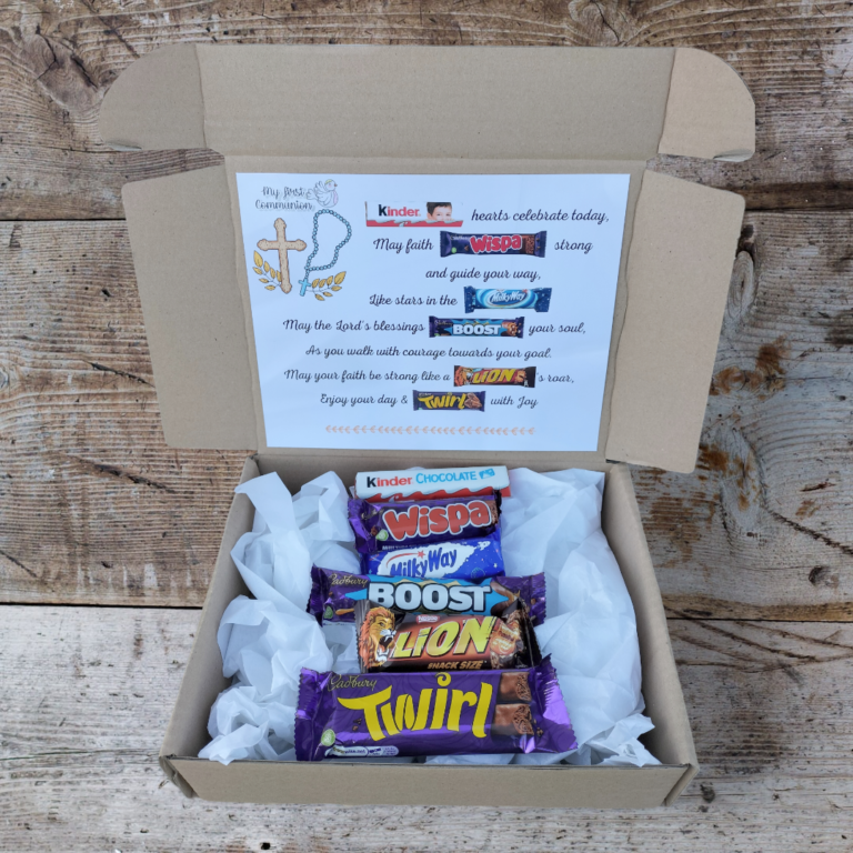 Communion Chocolate Bar Gift Box | Chocolate Bar Poem Gift Set