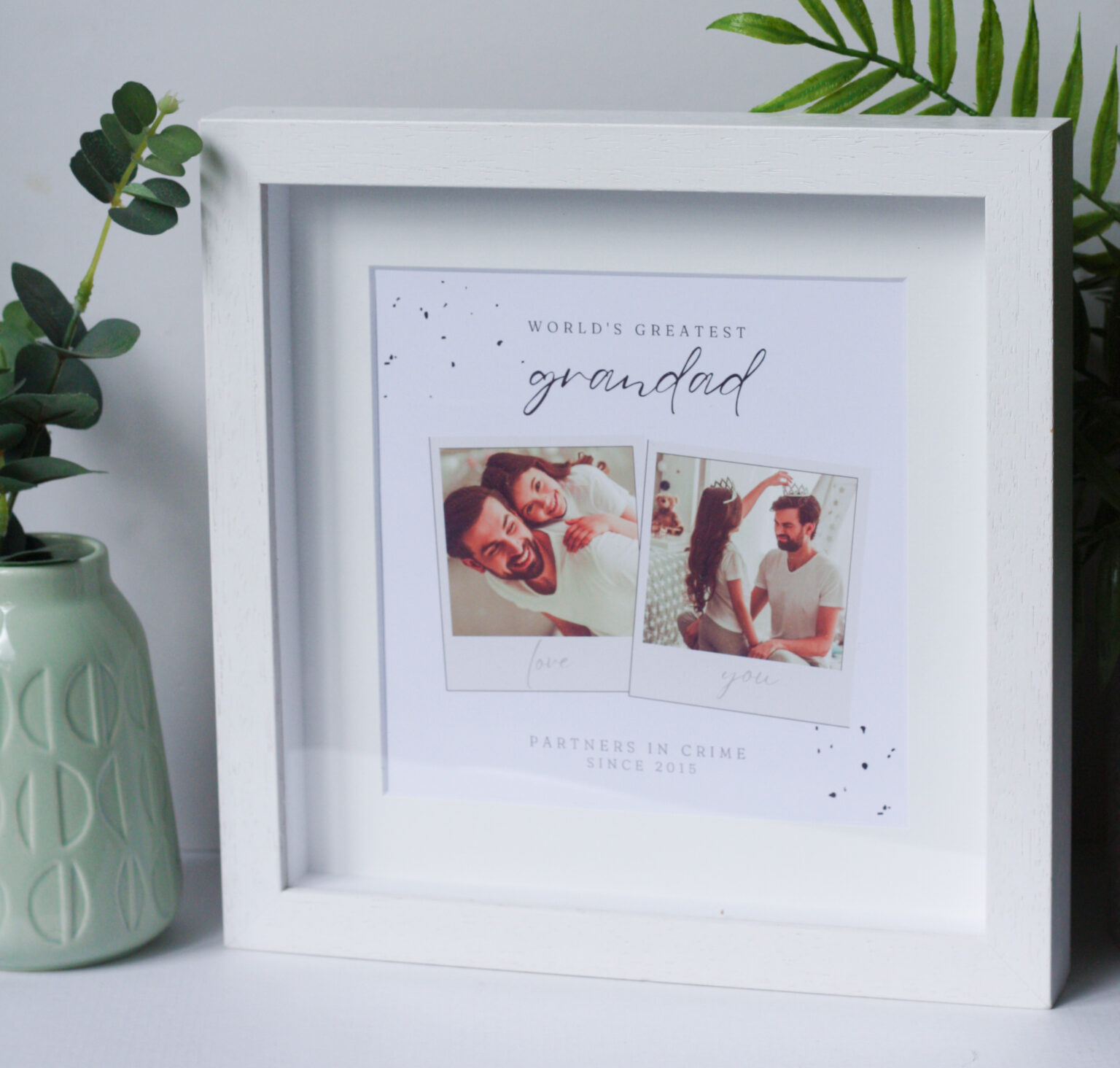 Personalised Grandad Photo Frame
