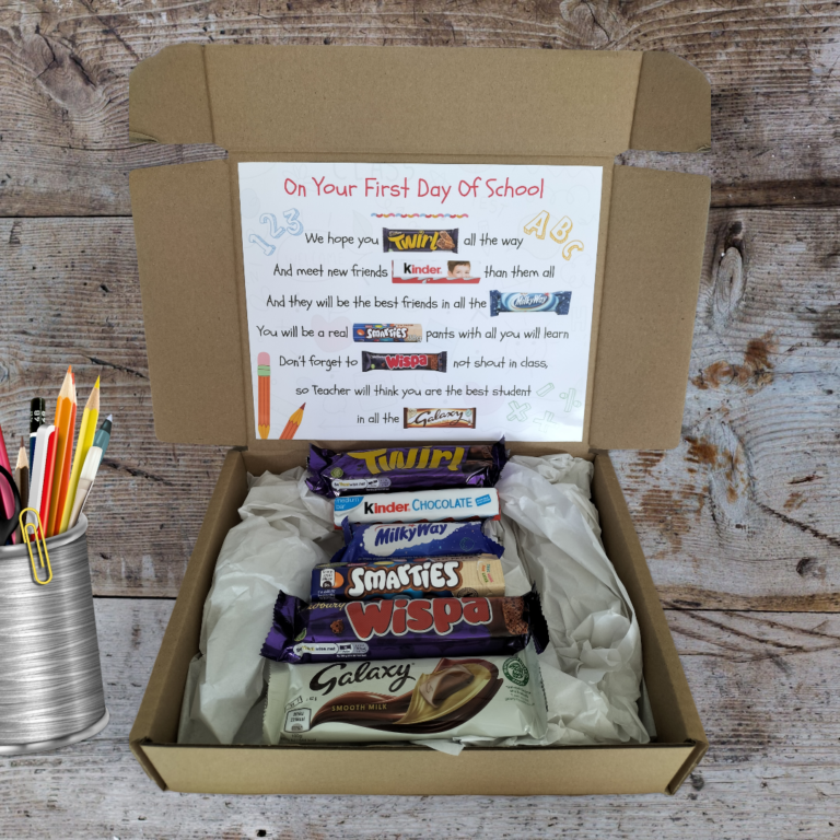 First Day Of School Chocolate Bar Gift Box | 1st Day Of School