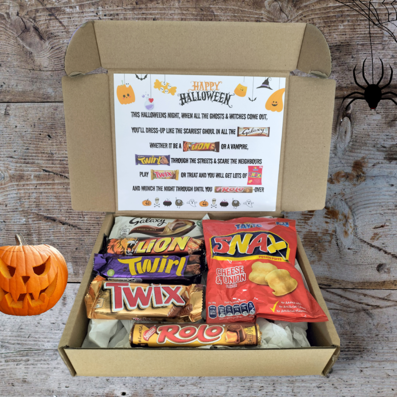 Halloween Chocolate Poem Gift Box | Halloween Gift for Kids