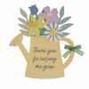 Thank You For Helping Me Grow Plaque