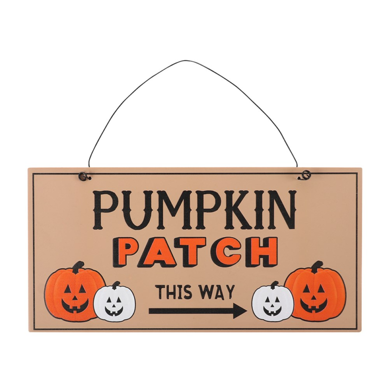 Pumpkin Patch Halloween Sign | Halloween Plaque