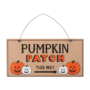 Pumpkin Patch Halloween Sign | Halloween Plaque