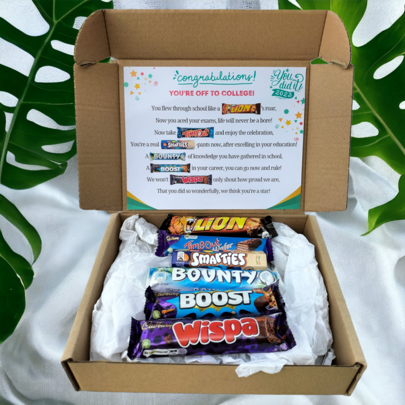 College Chocolate Poem Gift Box | Going To College Gift