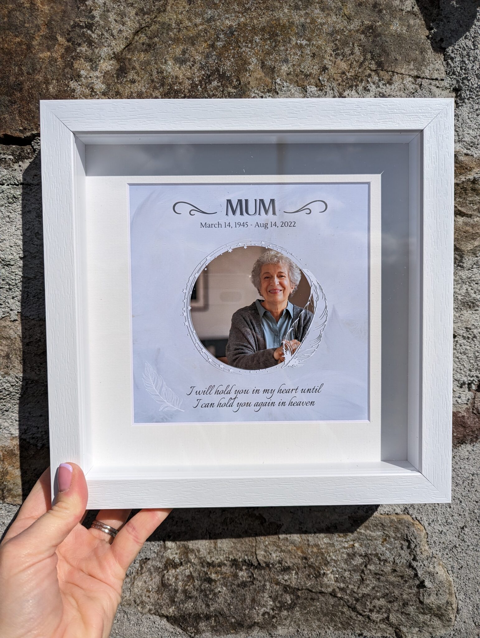 Personalised Bereavement Photo Frame | In Loving Memory Gift