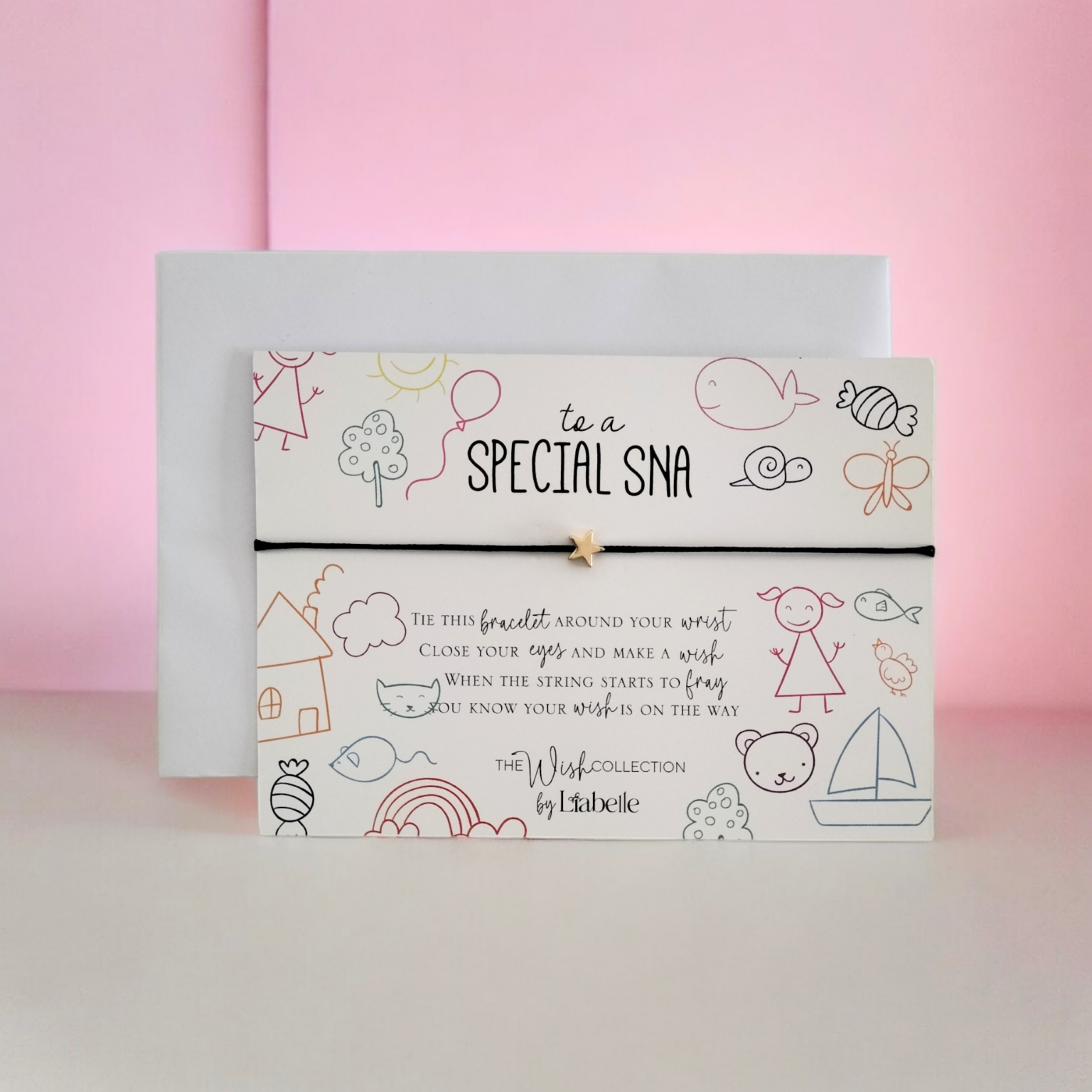 SNA Wish Bracelet Card | Special Needs Assistant Gift